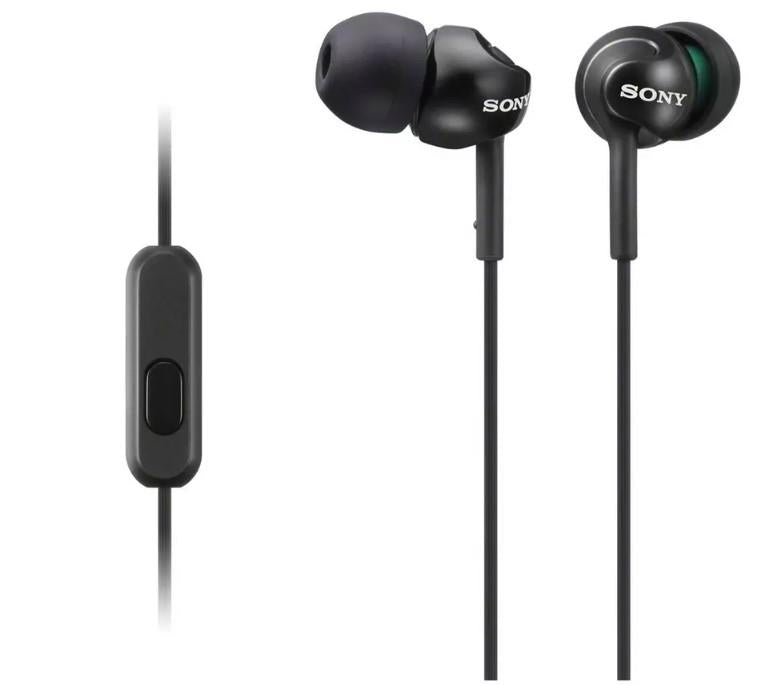 Sony MDR EX110AP In-Ear Wired Headphones - Black – Thorness.co.uk