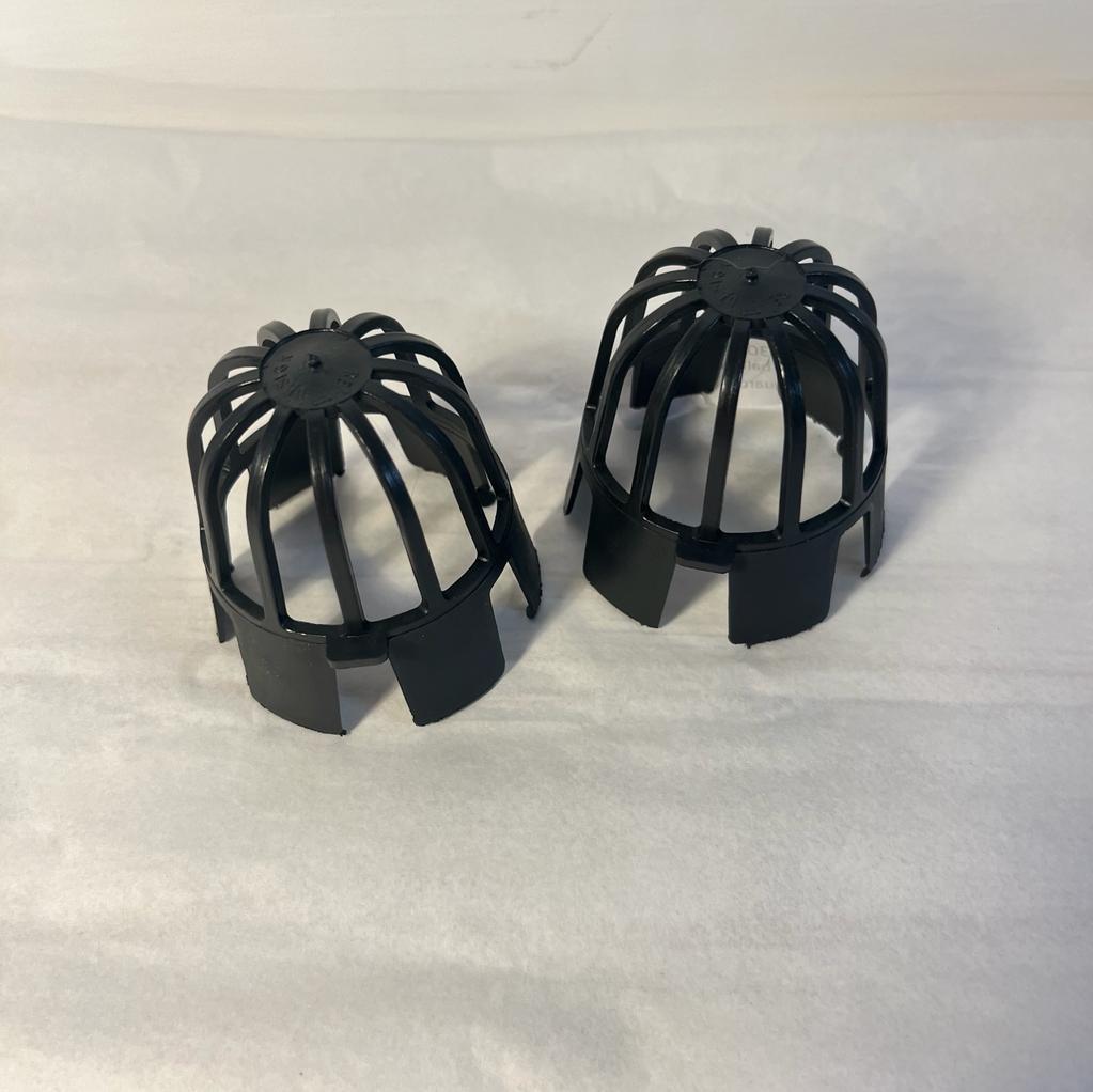 2 x PLASTIC BALLOON GUTTER GUARDS 2.5 INCH | Leaf guards for guttering ...