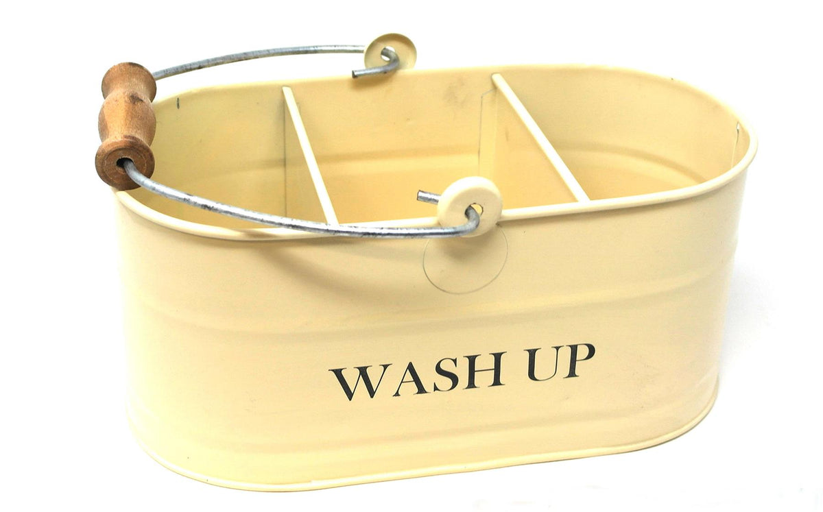 Cream colour kitchen sink enamel washing up sink tidy | sink caddy ...