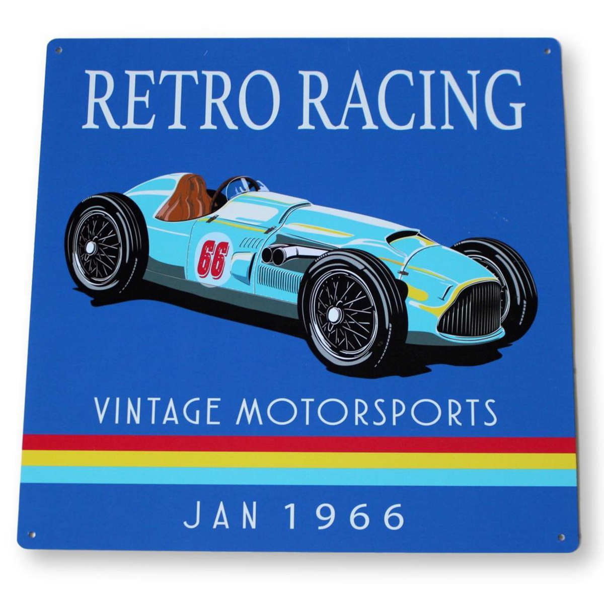 Retro Racing Vintage Motorsport Metal Wall Hanging Sign – Thorness.co.uk